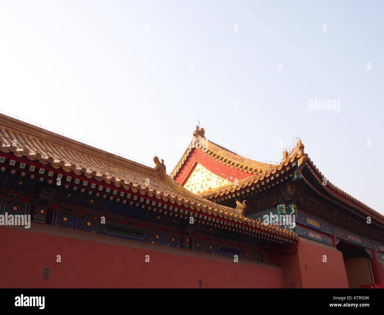 The Building in forbidden City. The Most Famous Imperial Palace in Asia ...
