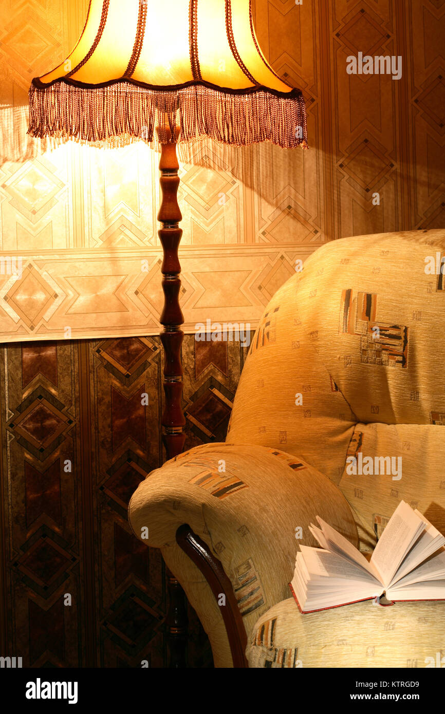 Book armchair lamp hi-res stock photography and images - Alamy