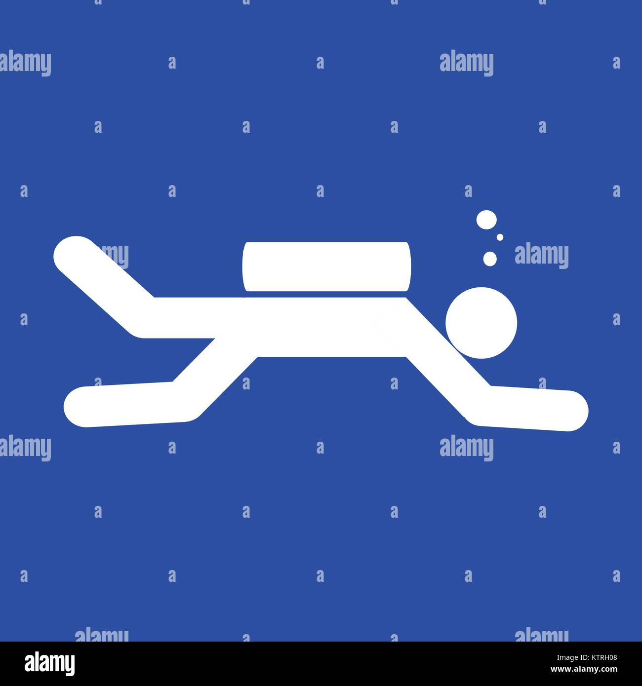 Scuba Diver Pictogram High Resolution Stock Photography and Images - Alamy