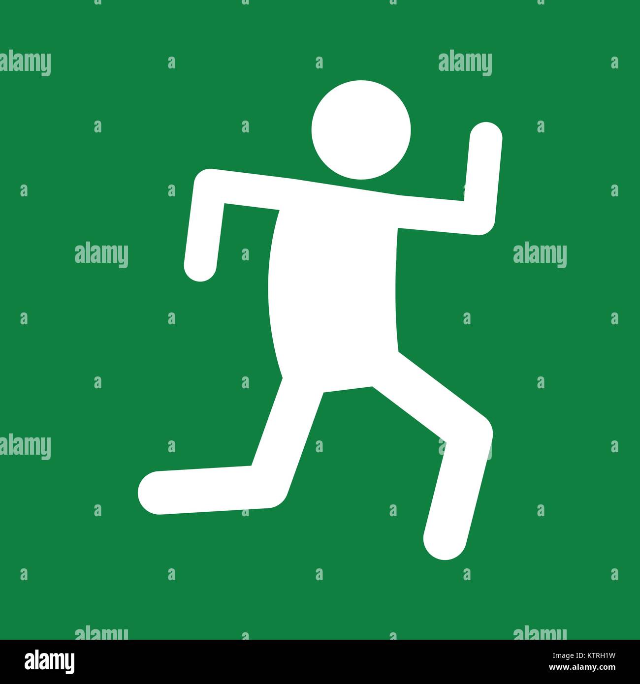 Marathon Run Sport Figure Symbol Vector Illustration Graphic Design ...