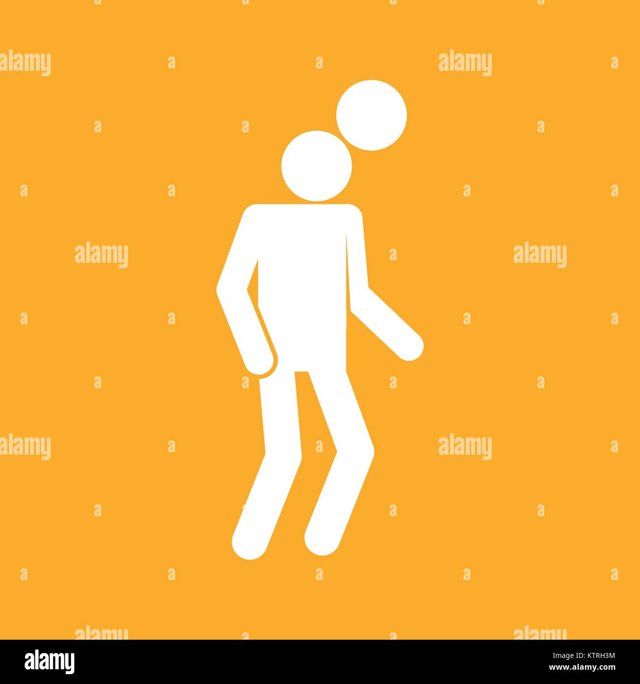 Heading Football Soccer Sport Figure Symbol Vector Illustration Graphic ...