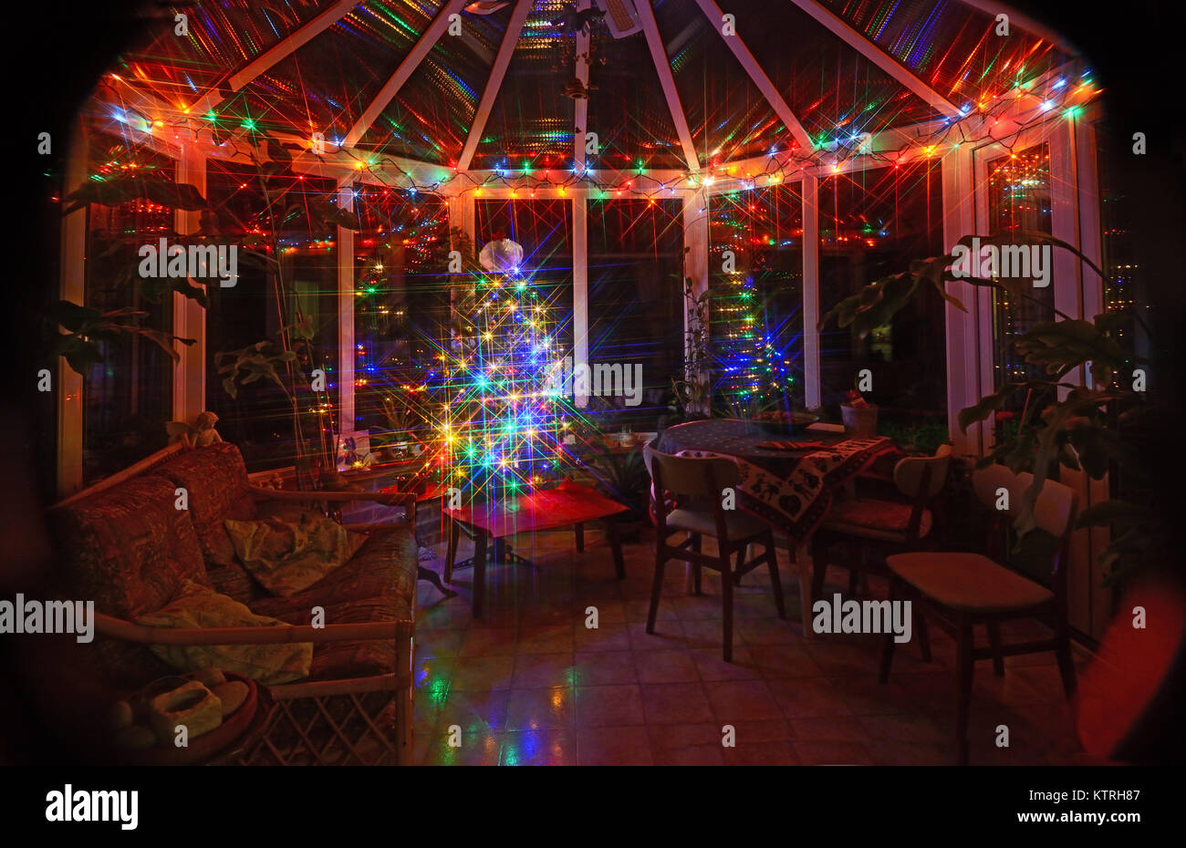 Colourful lights in christmas hi-res stock photography and images - Alamy