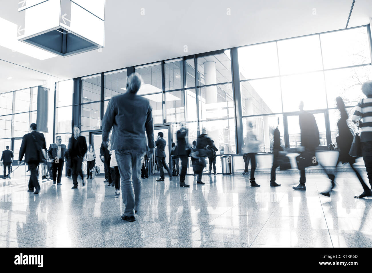 businesspeople walking at a Exhibition Stock Photo - Alamy