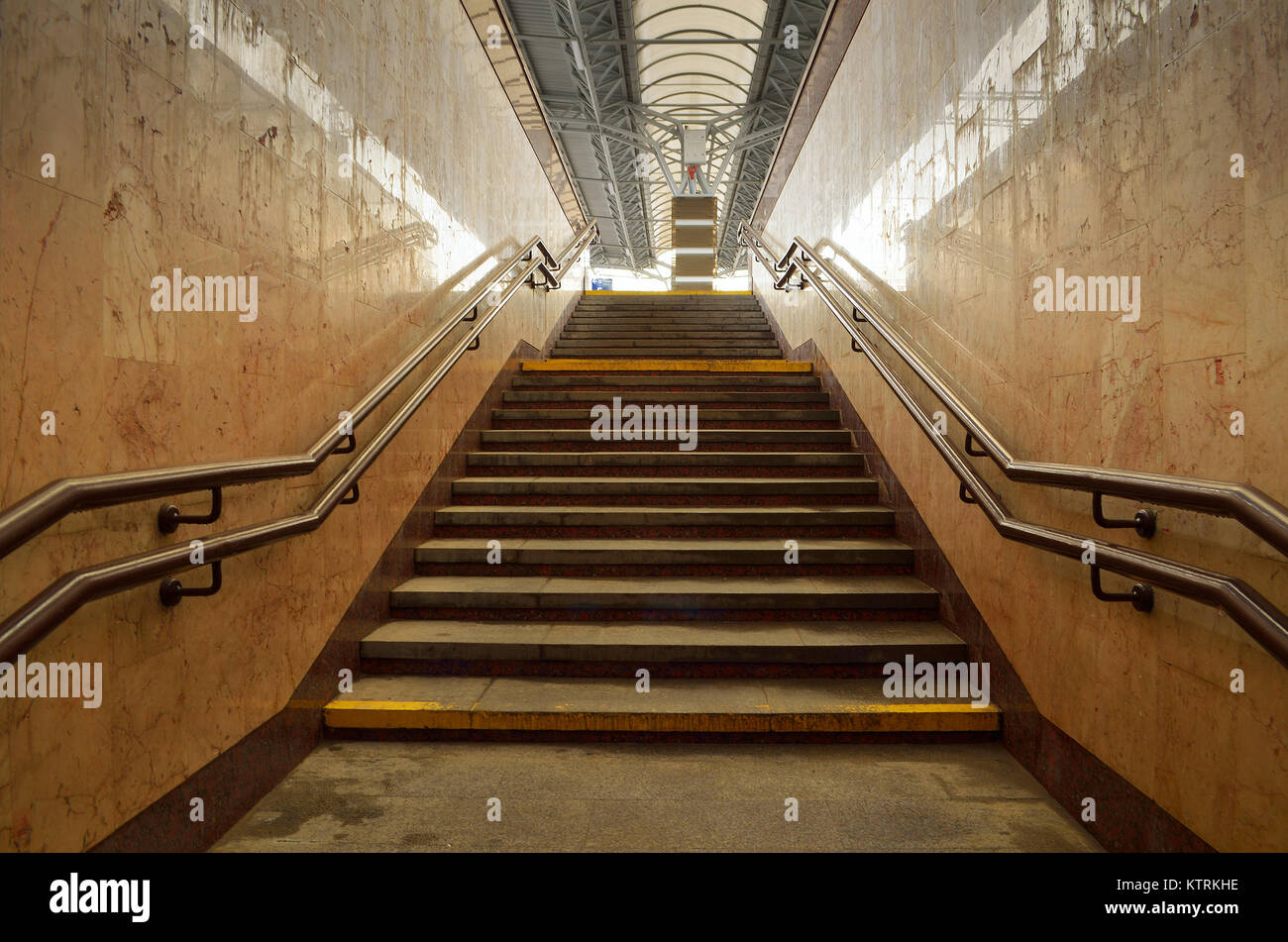 Pedestrian crossing under the ground.It provides safety for people ...