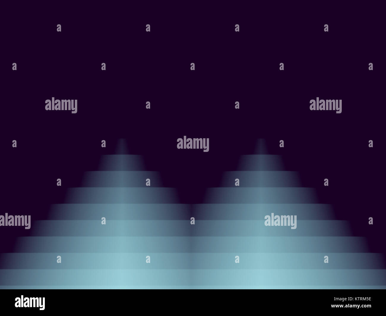 Abstract modern background, gradient blue pyramids illustration Stock ...