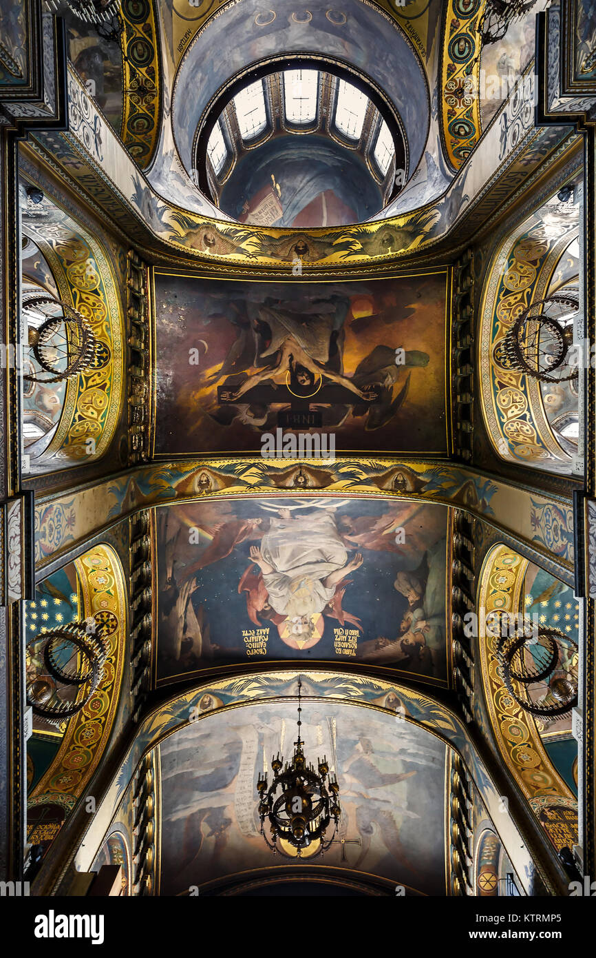 Cathedral christ saviour fresco hi-res stock photography and images - Alamy