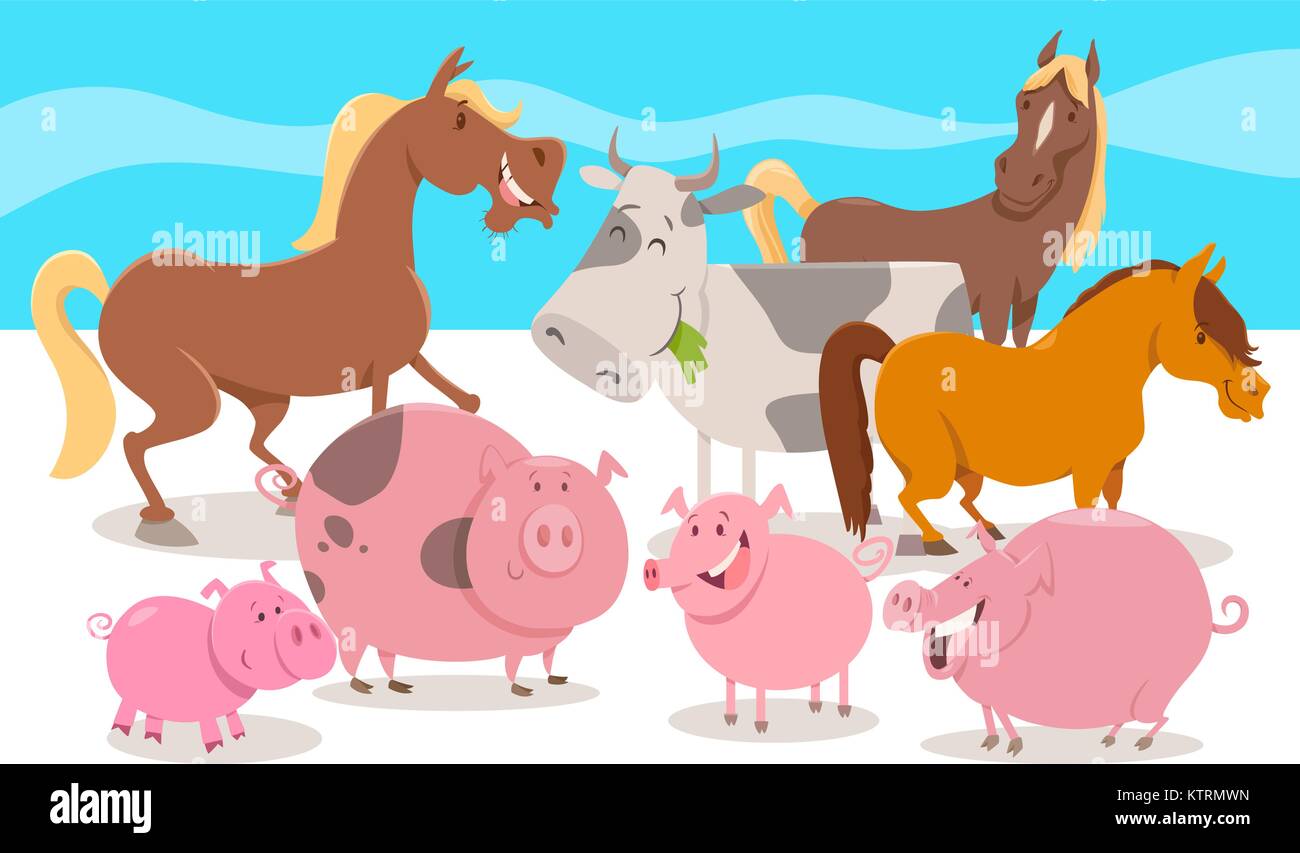 Playful pony Stock Vector Images - Alamy