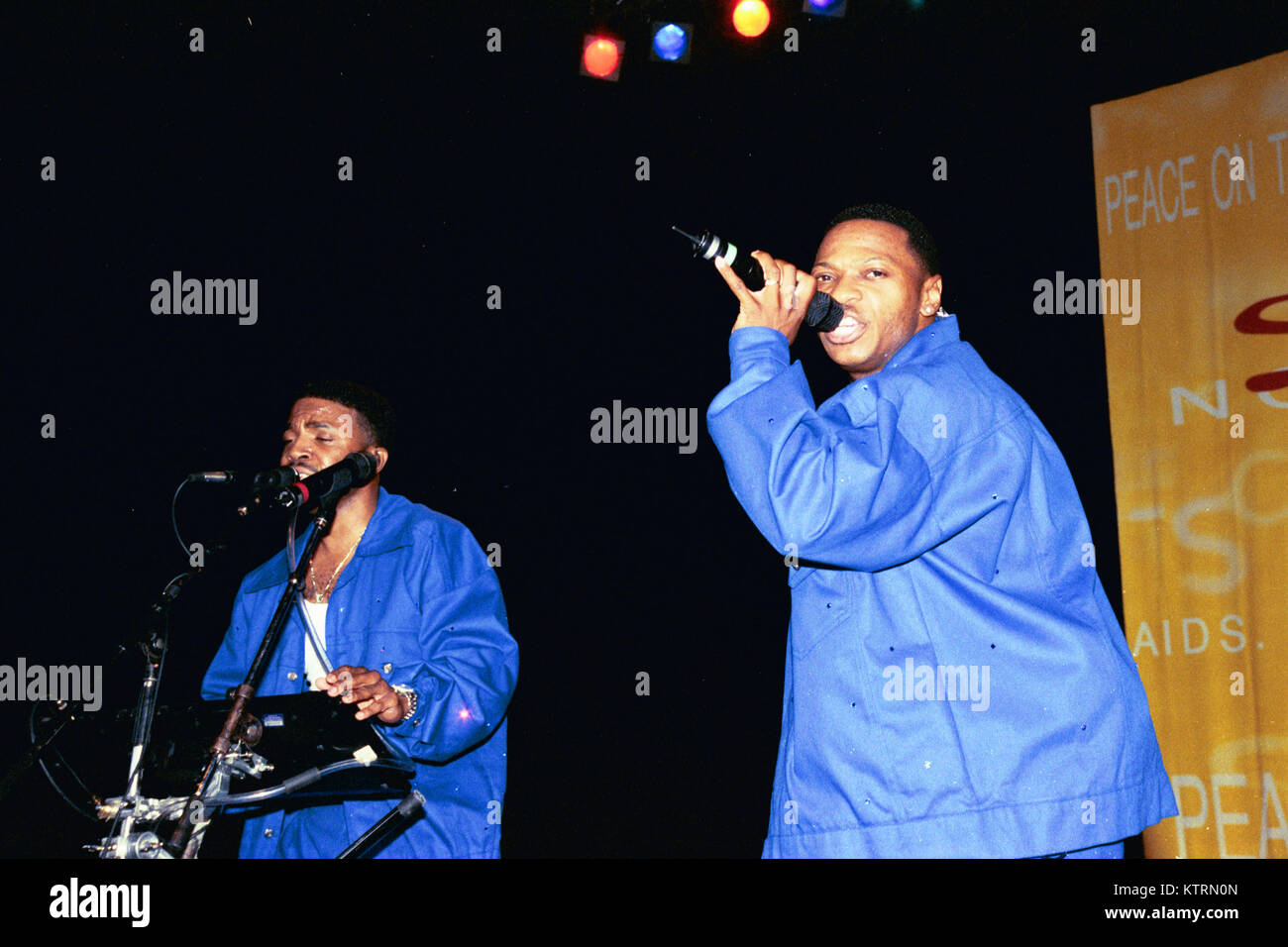 CONCORD, CA - 1997: Blackstreet performs at KMEL Summer Jam 1997 at the ...