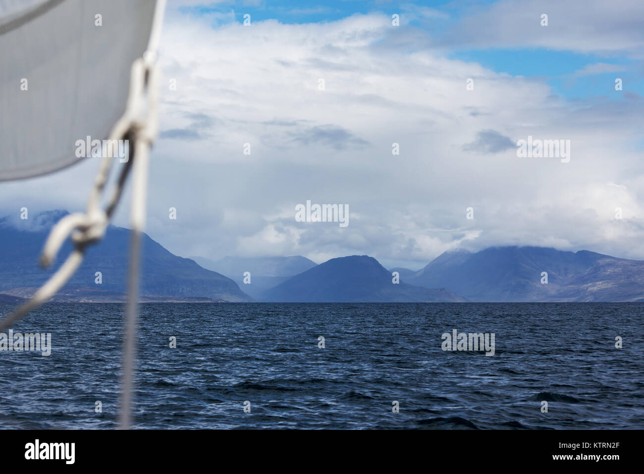 Sailing in Inner Hebrides Stock Photo - Alamy