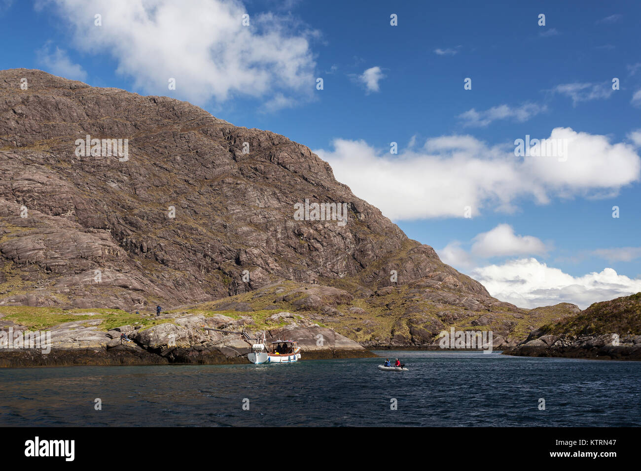 Boats on Loch Coruisk, Isle of Skye Stock Photo - Alamy