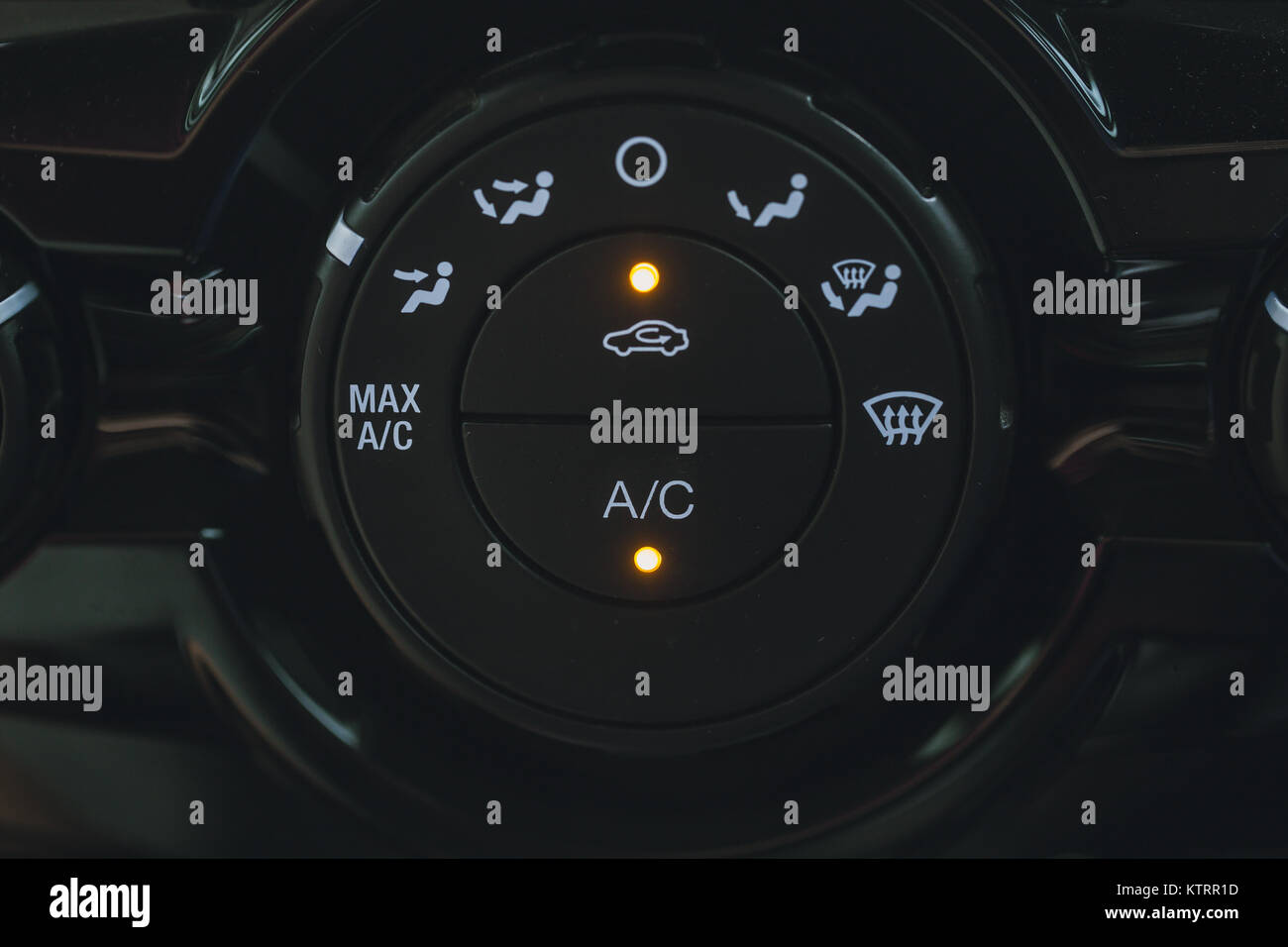 Closeup Car AC Air Conditioner Mode Selector Stock Photo - Alamy