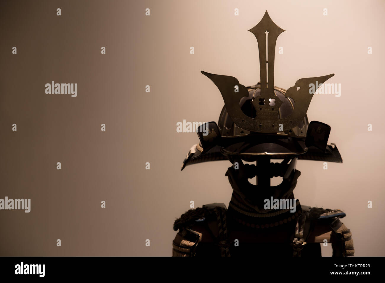 Japanese Samurai Armor shadow Stock Photo - Alamy
