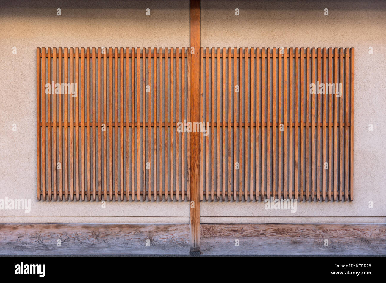 japanese home wood pattern line decoration Stock Photo - Alamy