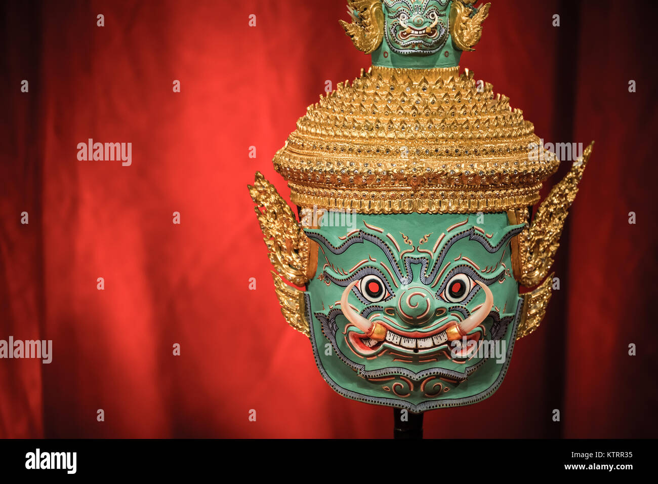 Hua Khon (Thai Traditional Mask) Used in Khon - Thai traditional dance ...
