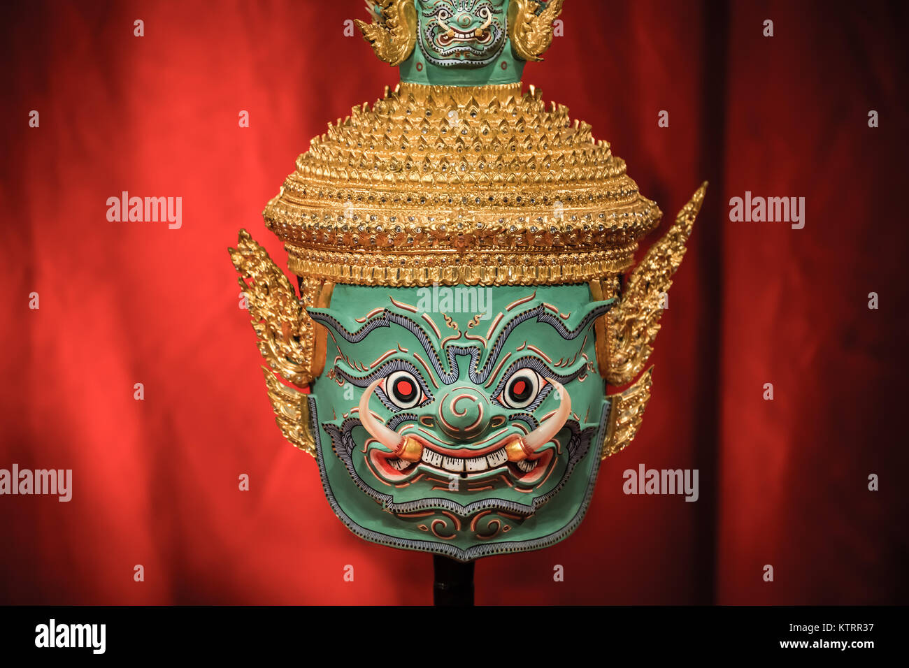Hua Khon (Thai Traditional Mask) Used in Khon - Thai traditional dance ...