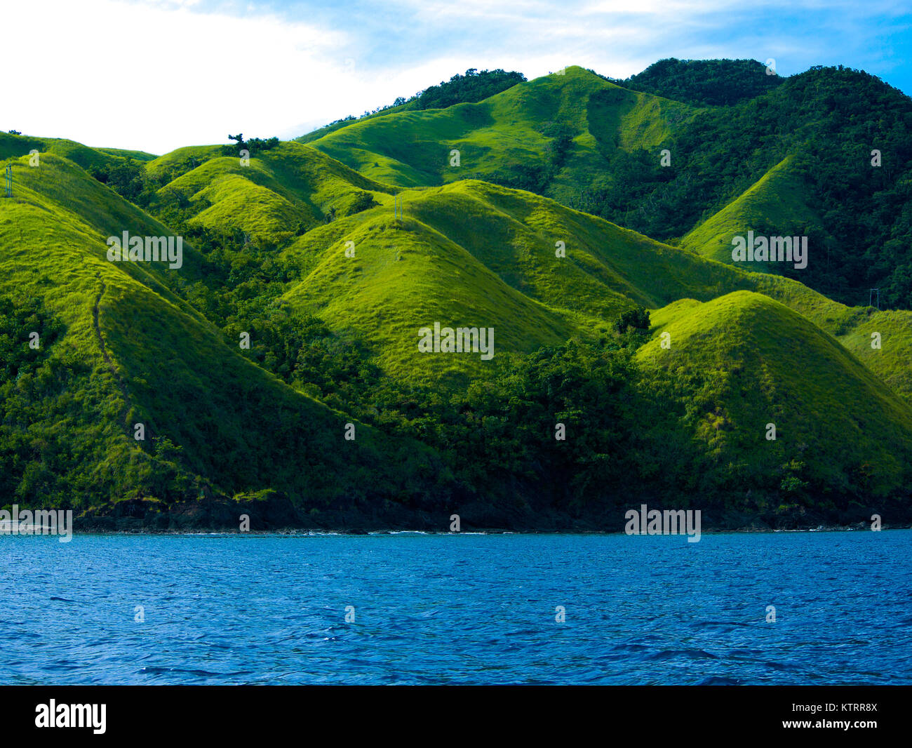 Beautiful green mountains Stock Photo - Alamy