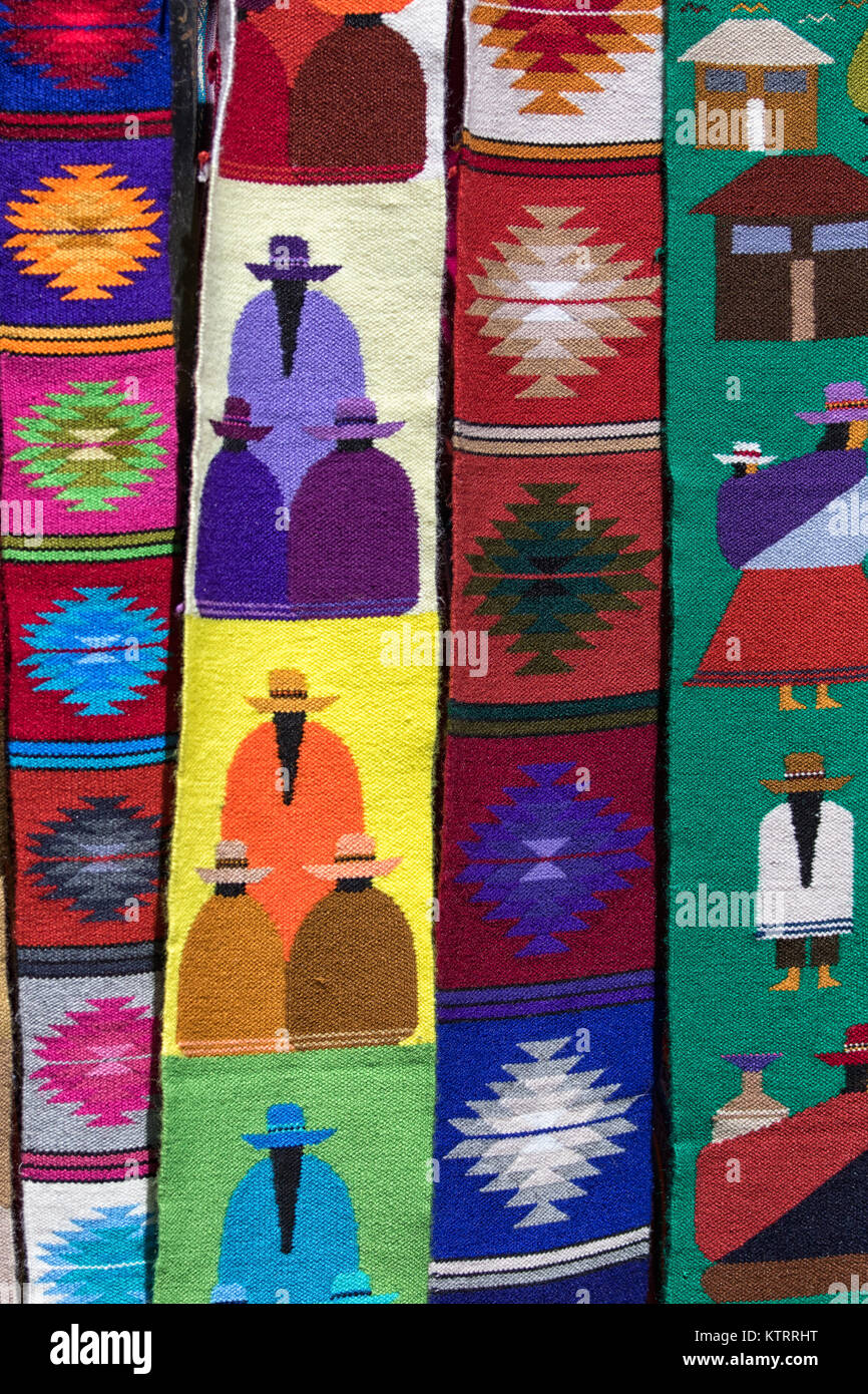 Otavalo textiles hi-res stock photography and images - Alamy