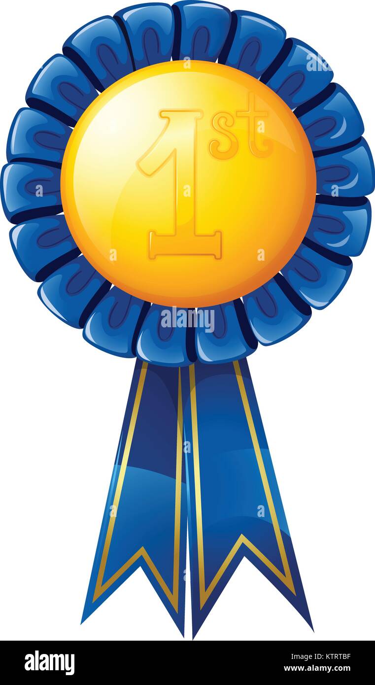 illustration of a badge on a white background Stock Vector Image & Art ...