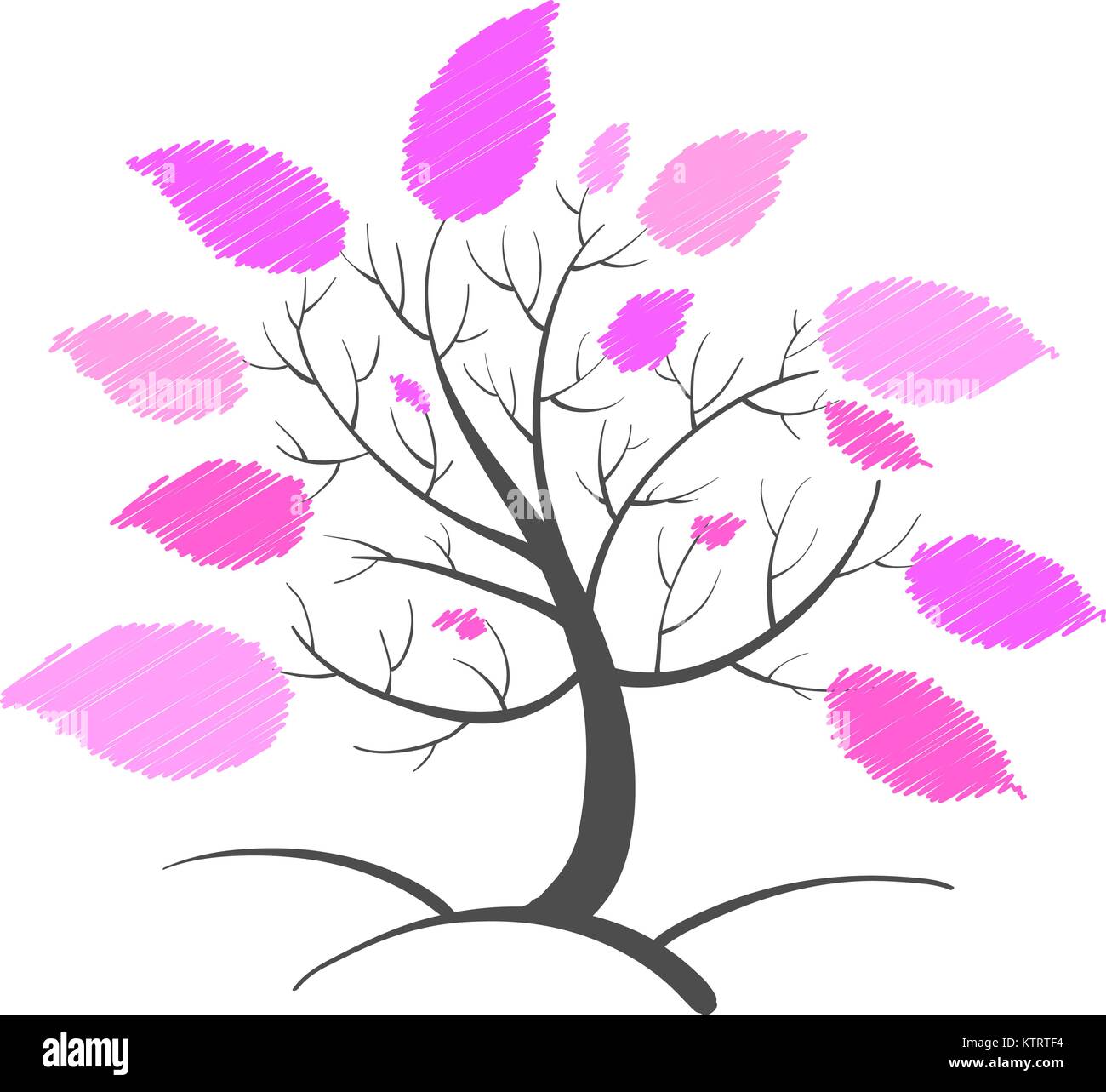 Illustration of an abstract tree concept Stock Vector Image & Art - Alamy
