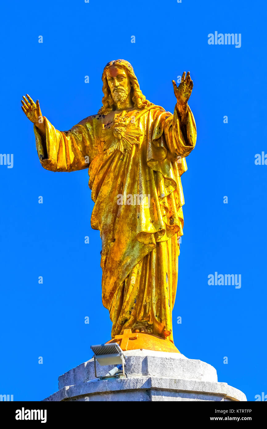 Golden Christ Statue 100th Anniversary Appearances Basilica of Lady of ...