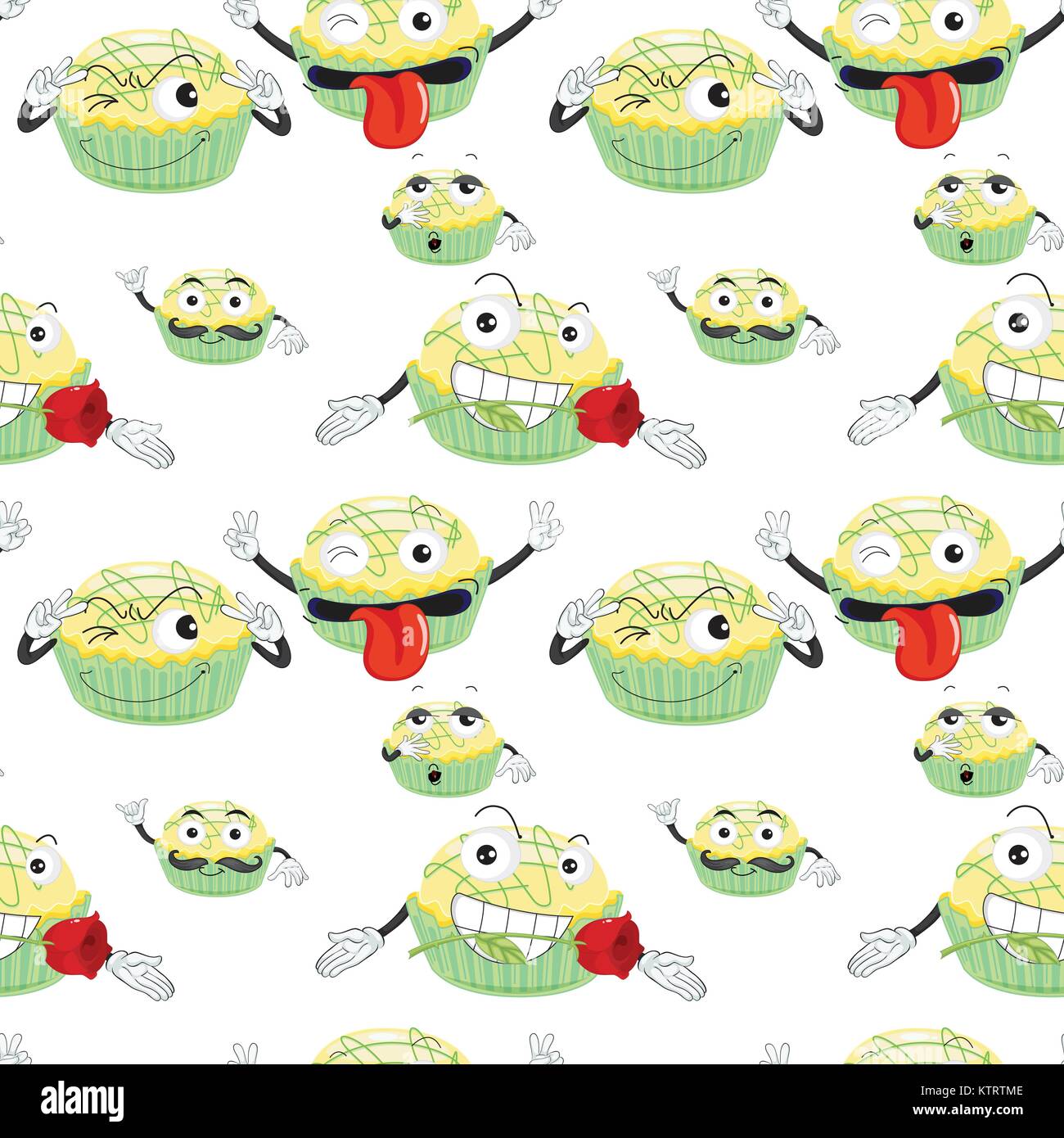 Facial drawing on wall Stock Vector Images - Alamy