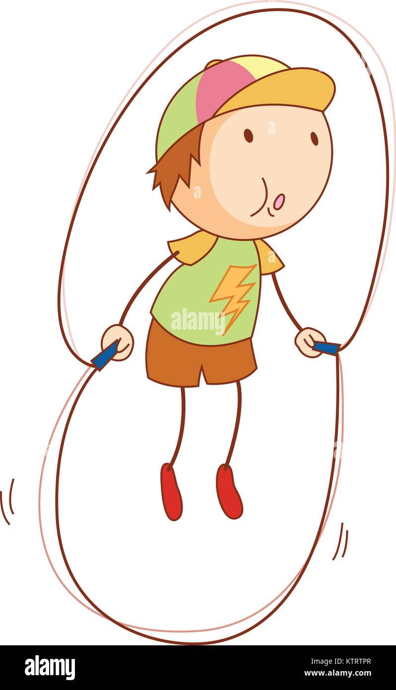 Cartoon of an active kid Stock Vector Image & Art - Alamy