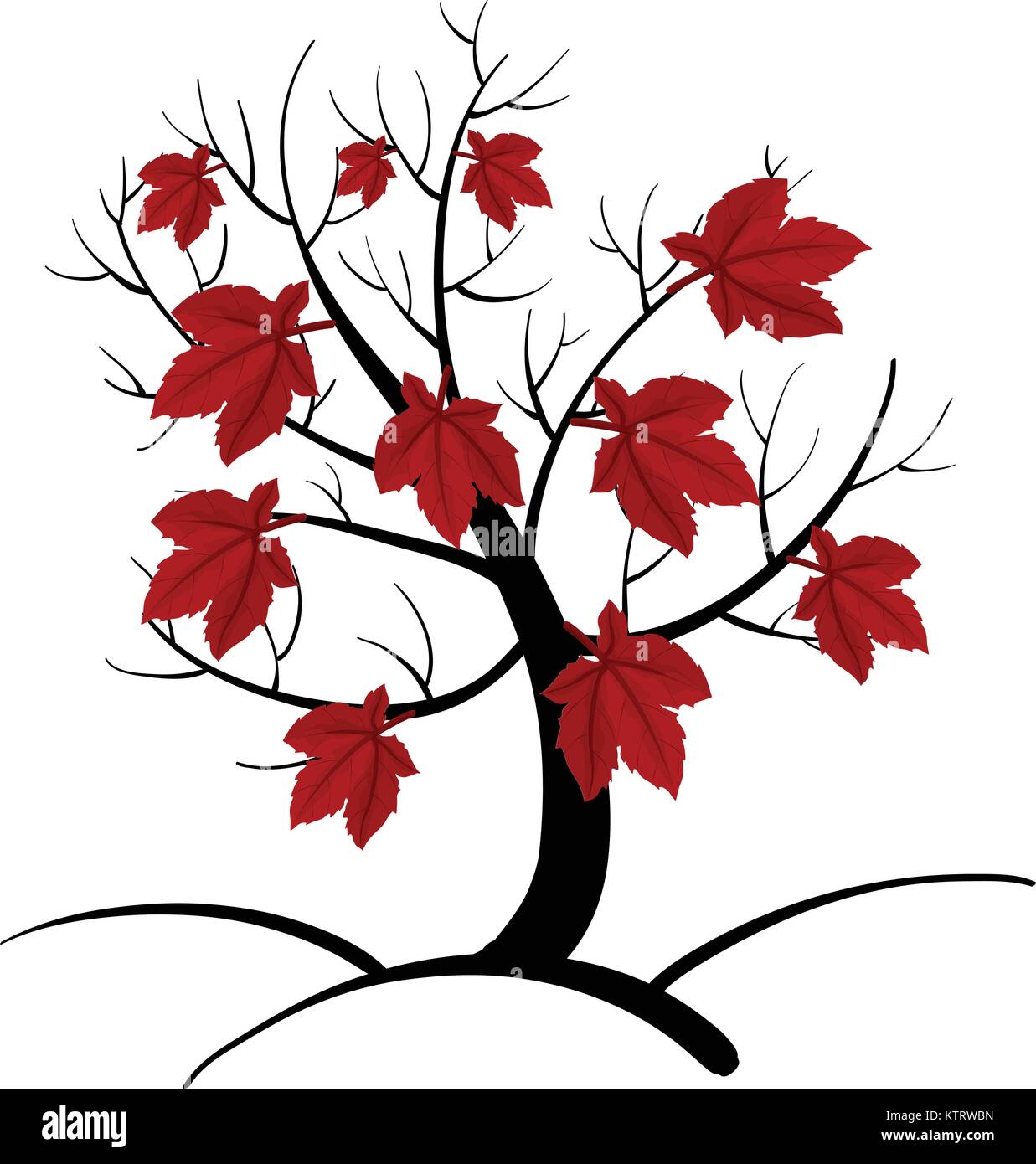 Illustration of an abstract tree Stock Vector Image & Art - Alamy