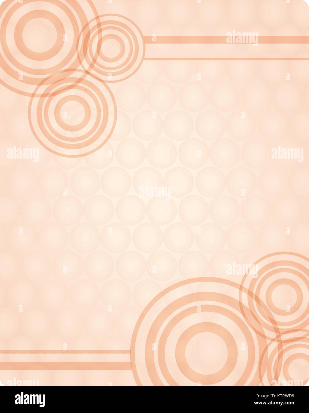 Illustration of blank template with circle rings Stock Vector Image ...