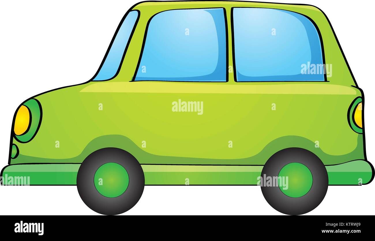 illustration of a car on white background Stock Vector Image & Art - Alamy