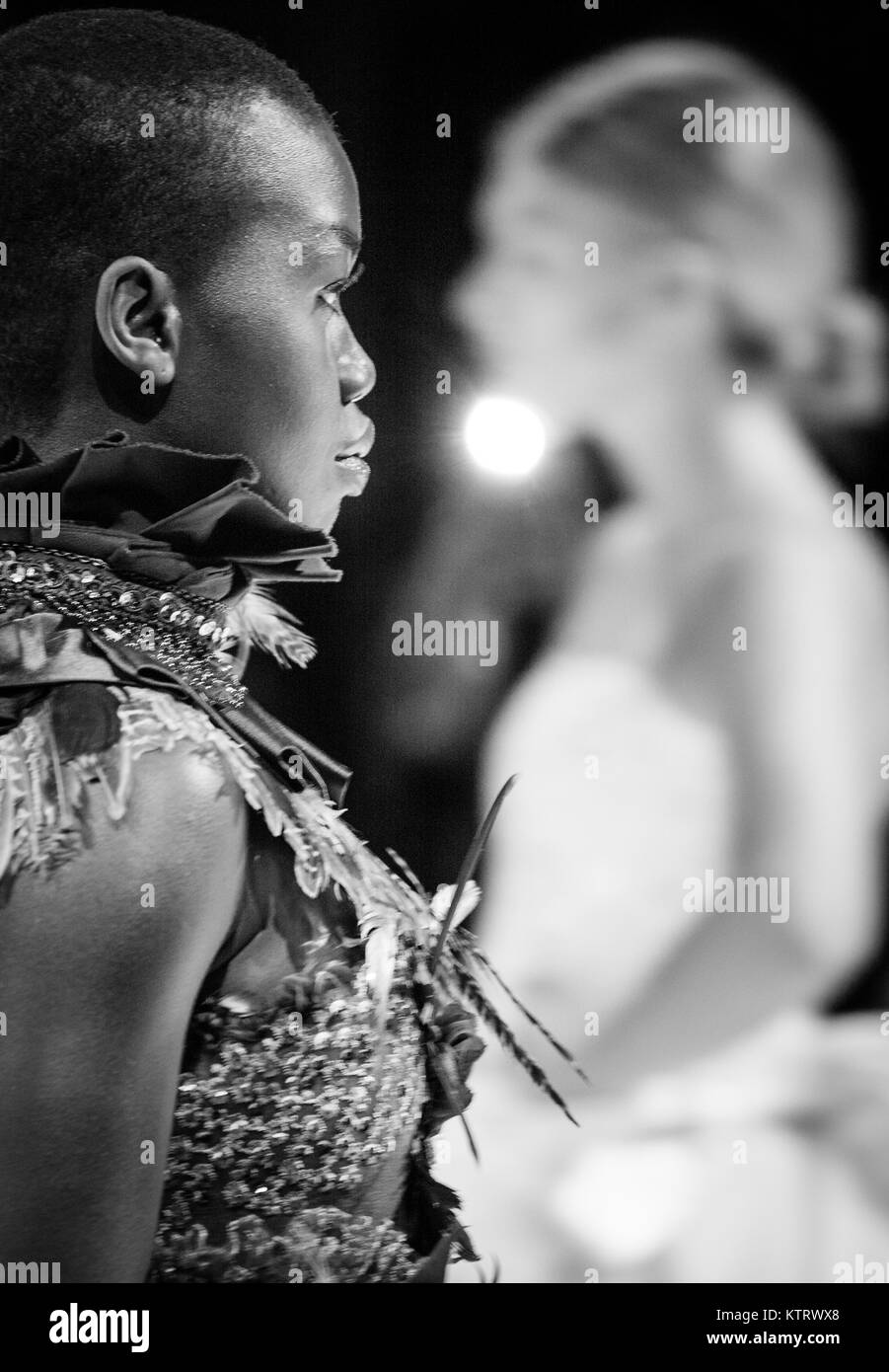 TORONTO, CANADA - APRIL 22, 2015: MODELS AT FASHION ART TORONTO Stock ...