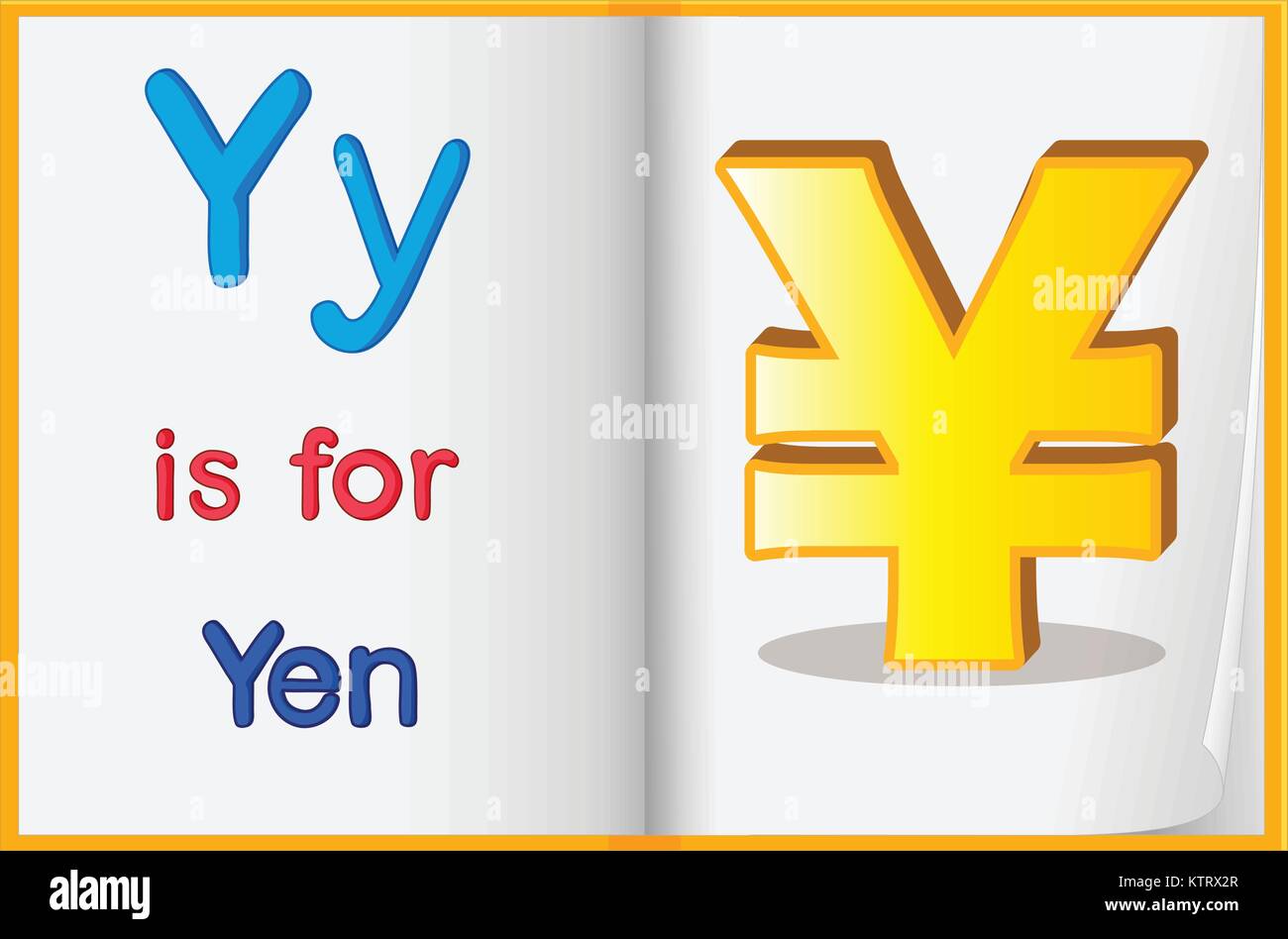 Illustration of the letter Y in a book Stock Vector Image & Art - Alamy