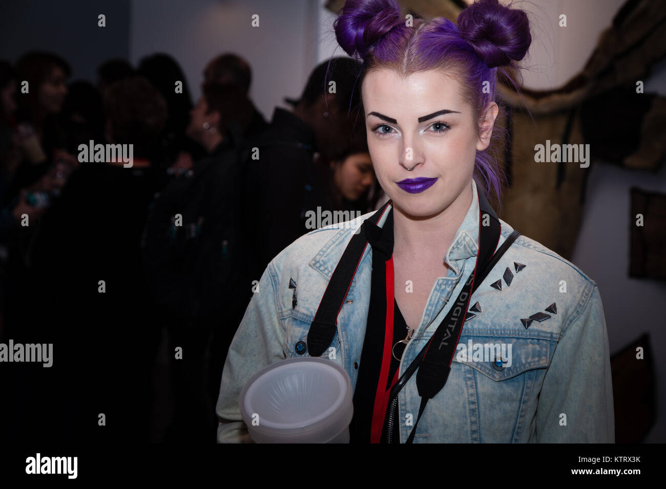 TORONTO, CANADA - APRIL 22, 2015: MODELS AT FASHION ART TORONTO Stock ...