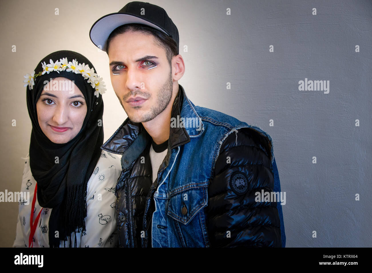 TORONTO, CANADA - APRIL 22, 2015: MODELS AT FASHION ART TORONTO Stock ...