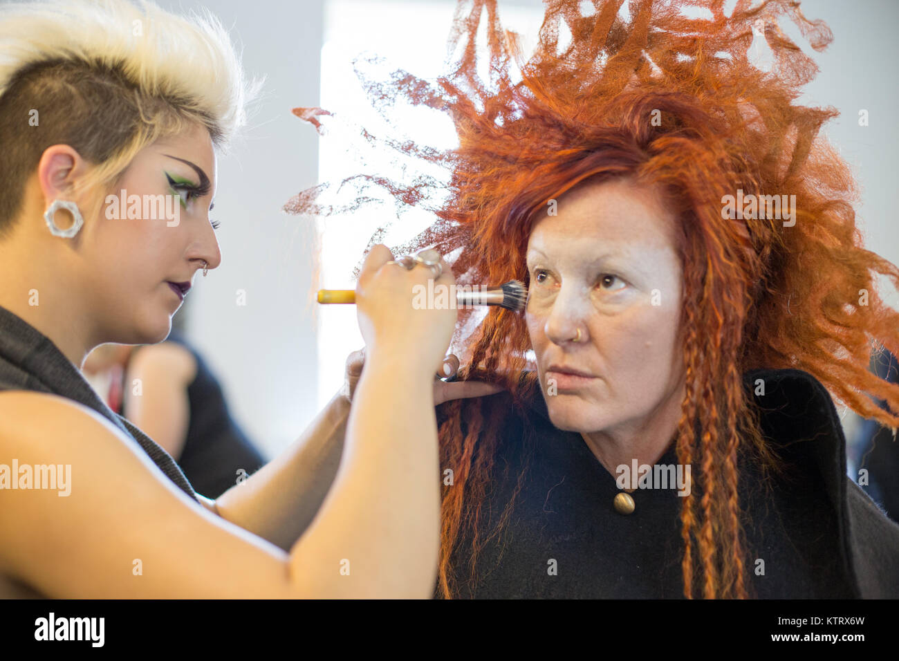 TORONTO, CANADA - APRIL 22, 2015: MODELS AT FASHION ART TORONTO Stock ...