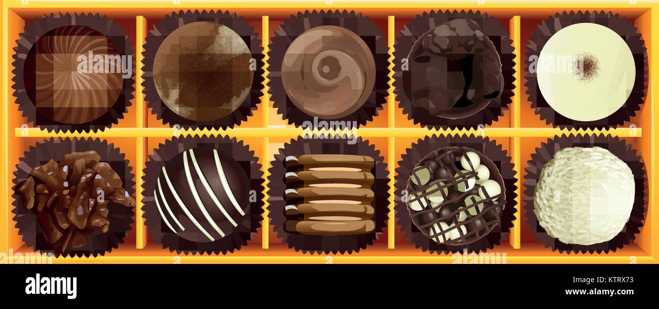 illustration of chocos on a white background Stock Vector Image & Art ...