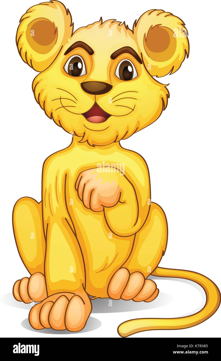 illustration of a cub on a white background Stock Vector Image & Art ...