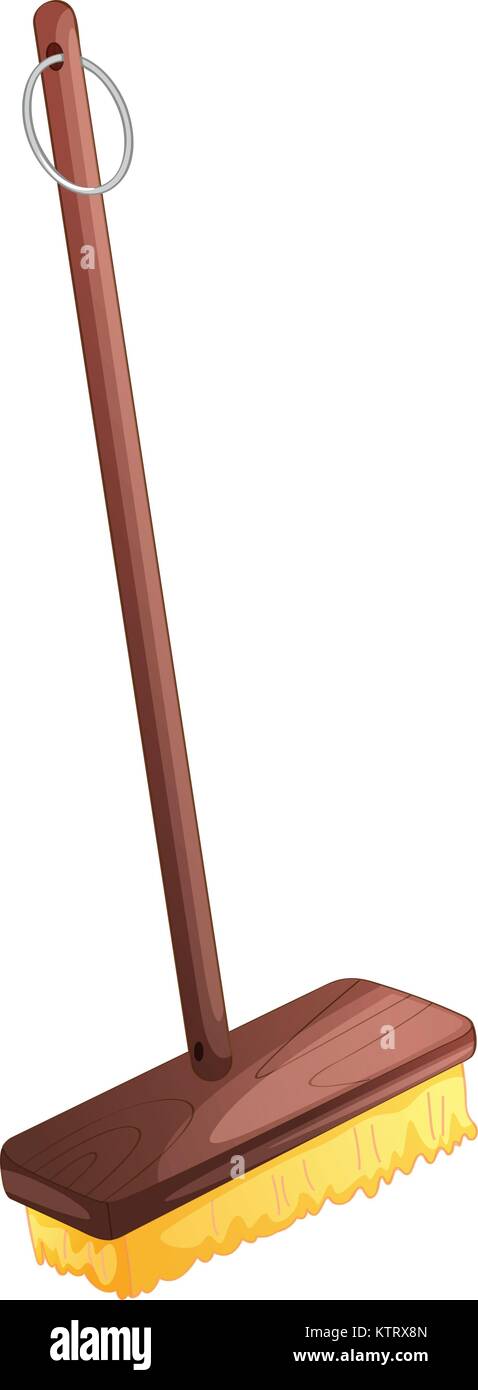 Illustration of a simple broom Stock Vector Image & Art - Alamy