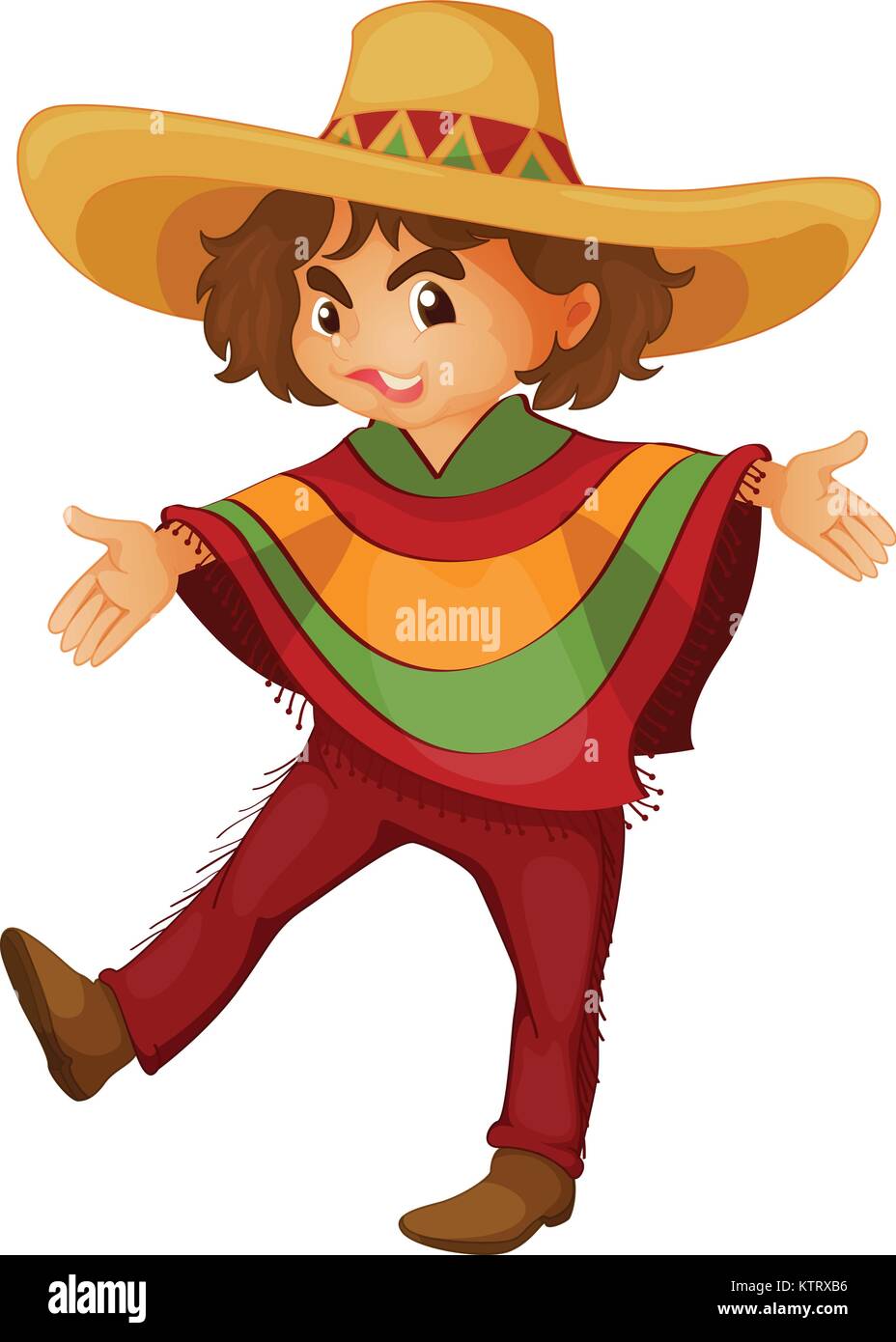 Mexican boy child Stock Vector Images - Alamy
