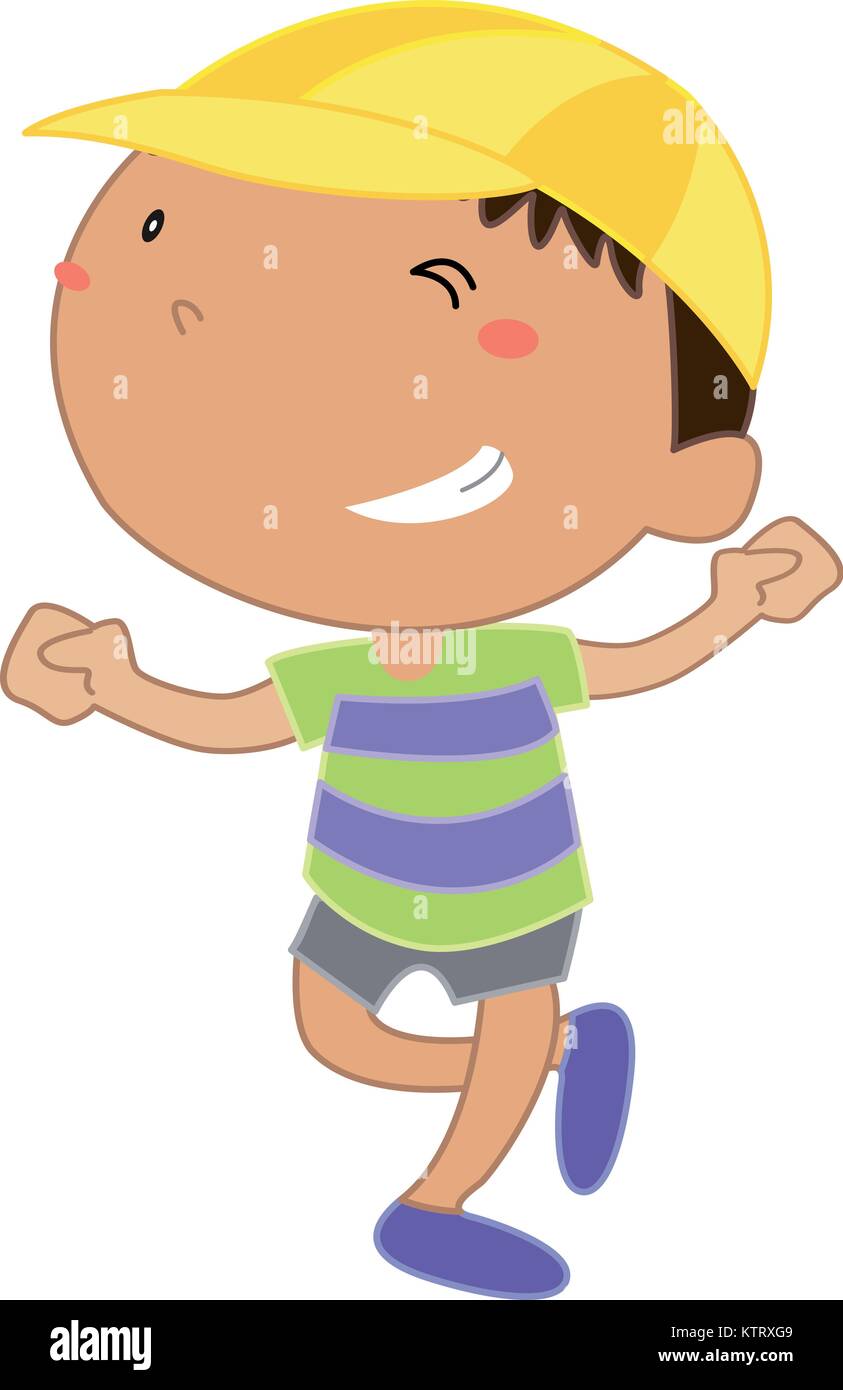 Cartoon of a cute little kid Stock Vector Image & Art - Alamy