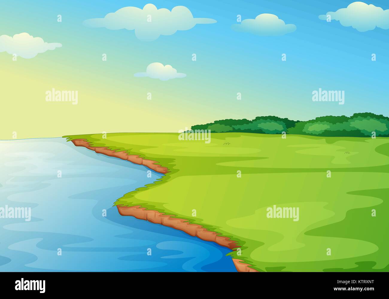 Still waters environment Stock Vector Images - Alamy