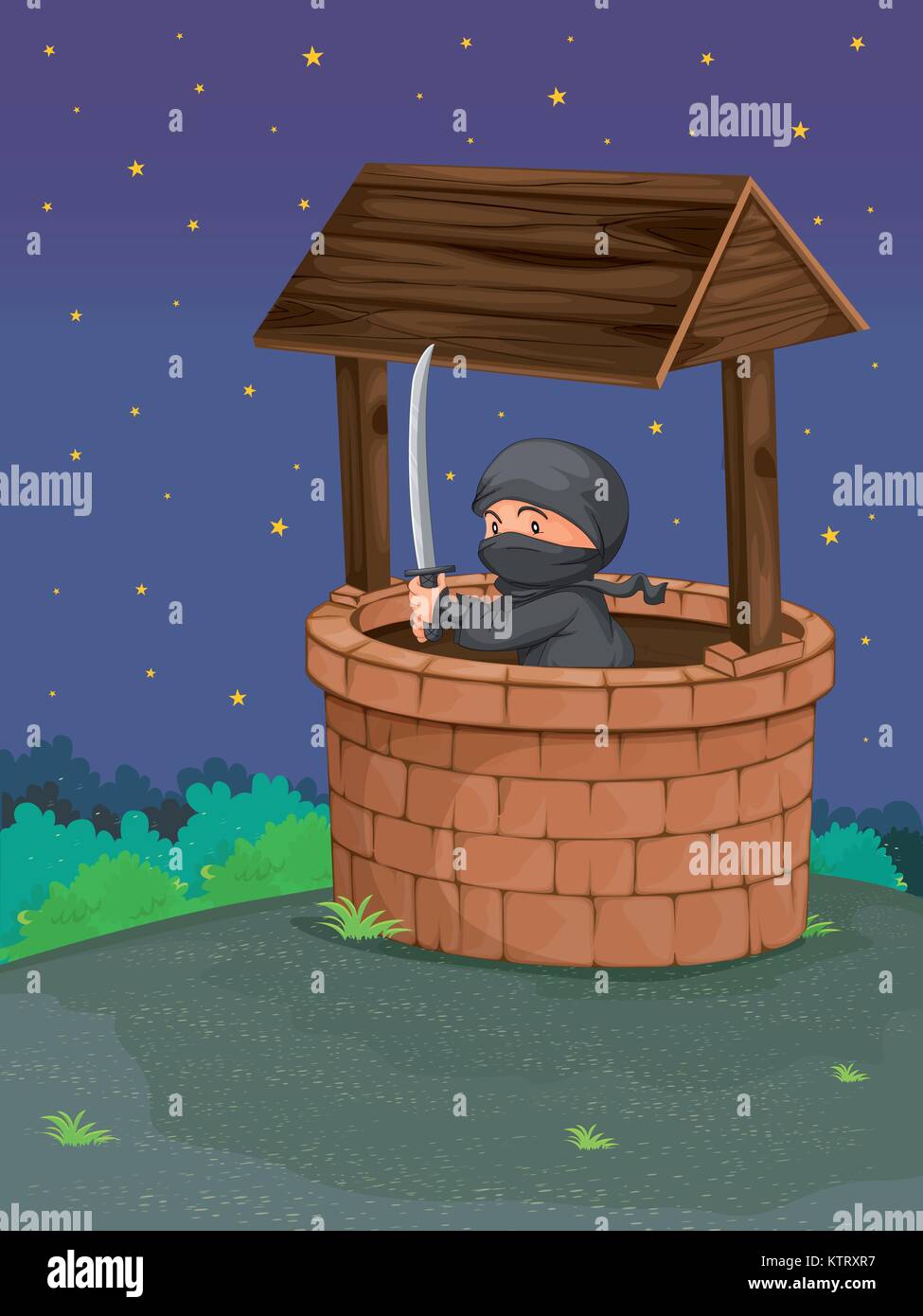 Well hide Stock Vector Images - Alamy