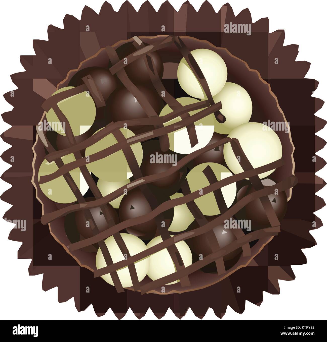 illustration of a chocos on a white background Stock Vector Image & Art ...