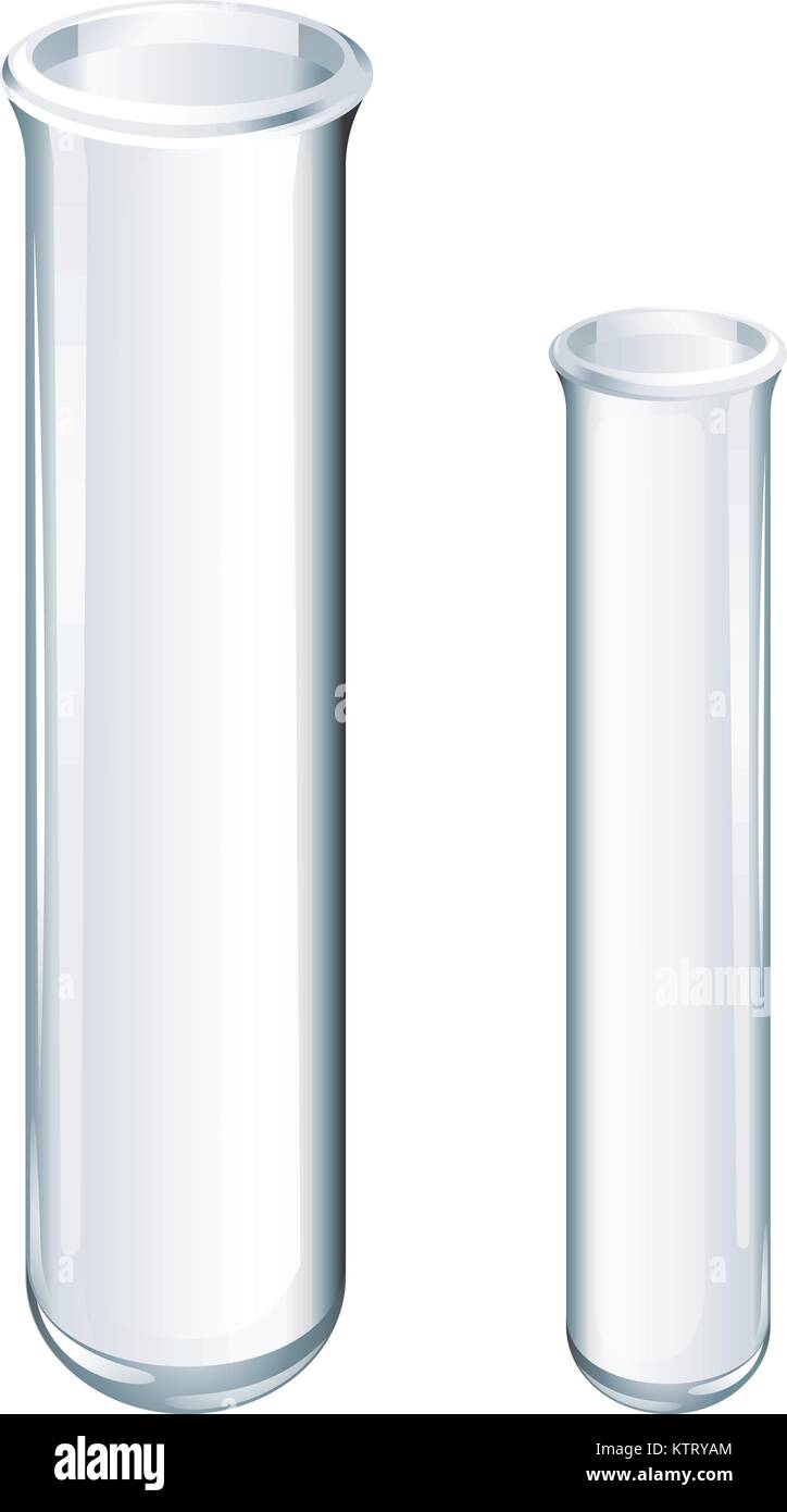 Illustration of scientific glassware - test tubes Stock Vector Image ...