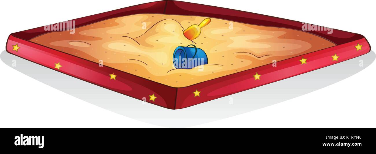 Illustration of a sand pit Stock Vector Image & Art - Alamy