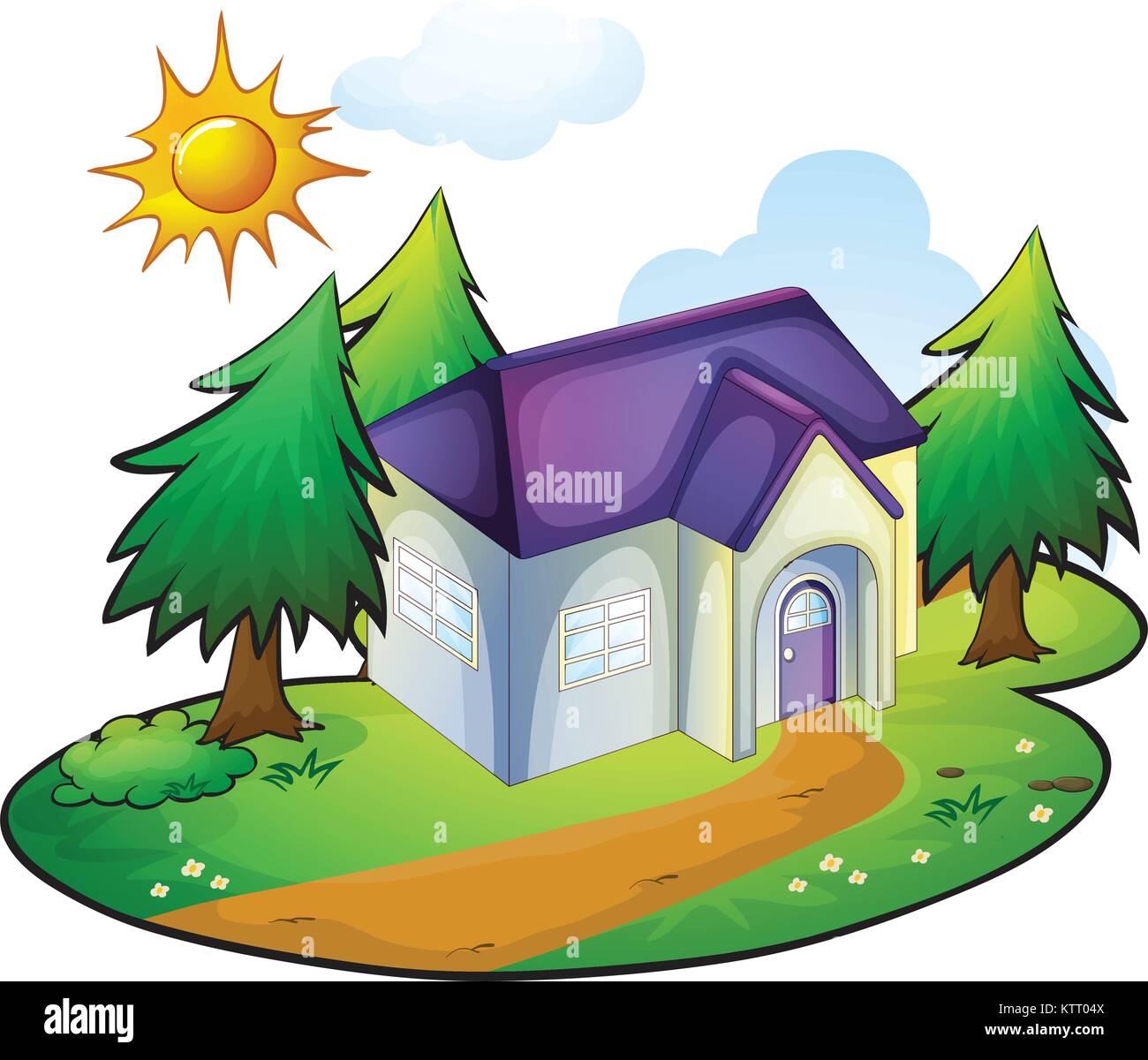 Beautiful big blue road Stock Vector Images - Alamy