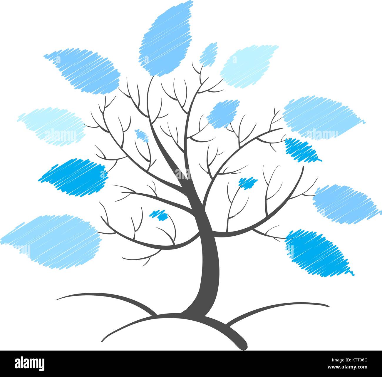 Illustration of an abstract tree concept Stock Vector Image & Art - Alamy