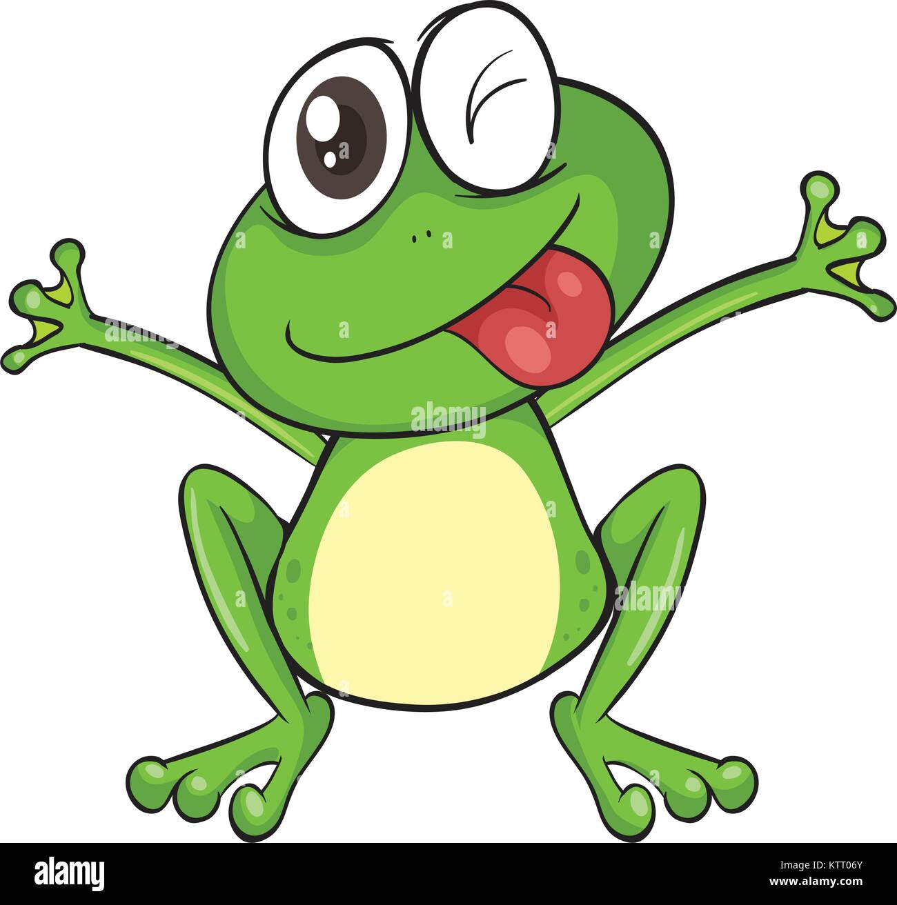 Lazy Frog Clip Art