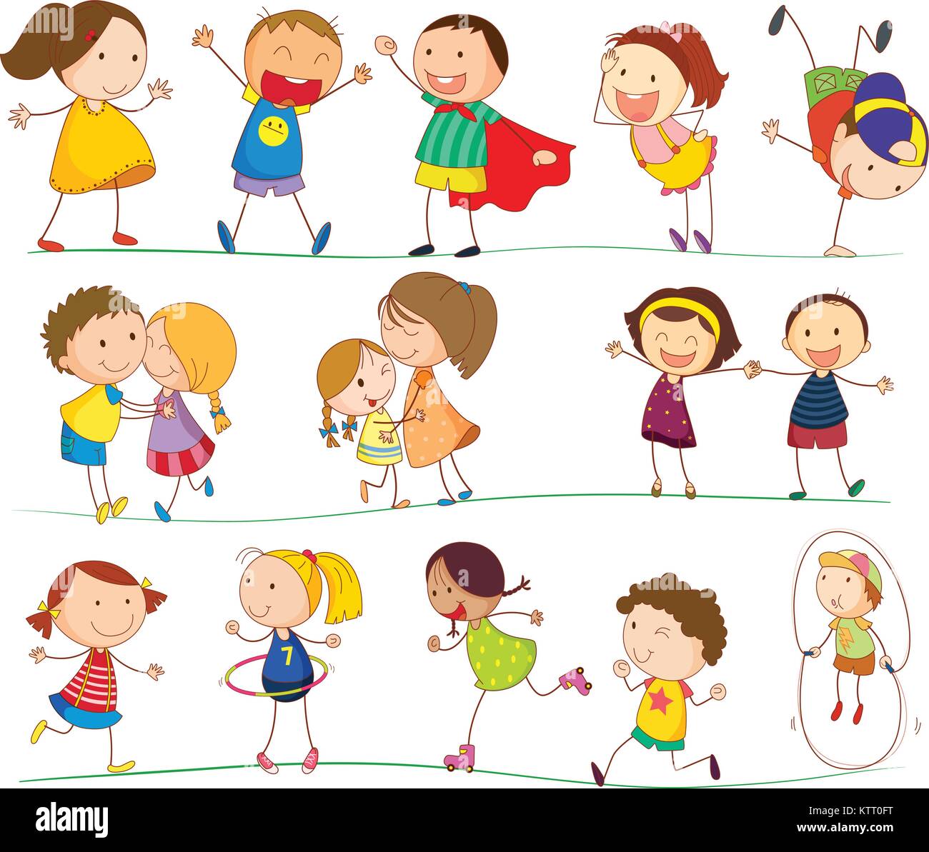 Balancing figures Stock Vector Images - Alamy