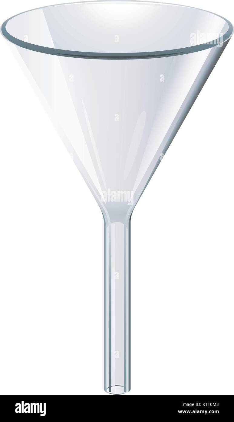 Illustration of scientific glassware -funnel Stock Vector Image & Art ...