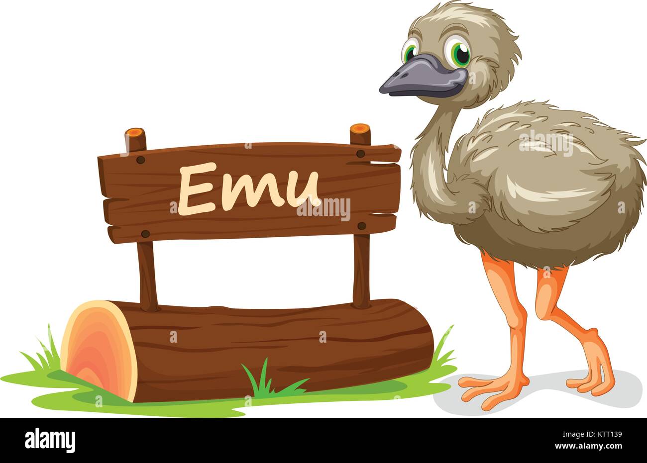 Wooden sign word zoo illustration hi-res stock photography and images ...